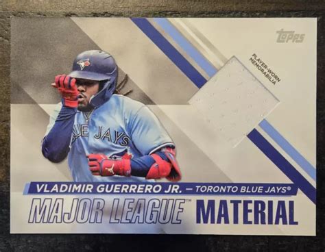 Vladimir Guerrero Jr 2024 Topps Series 1 Major League Material Relic