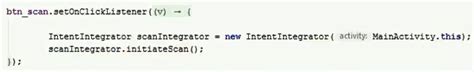 Undefined Arrow In Button Onclicklistener Android Studio Stack Overflow