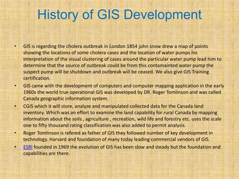 Gis Training Ppt Pptx Geography Science