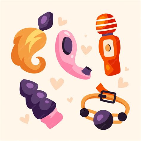 Free Vector Hand Drawn Sex Toys Element Collection