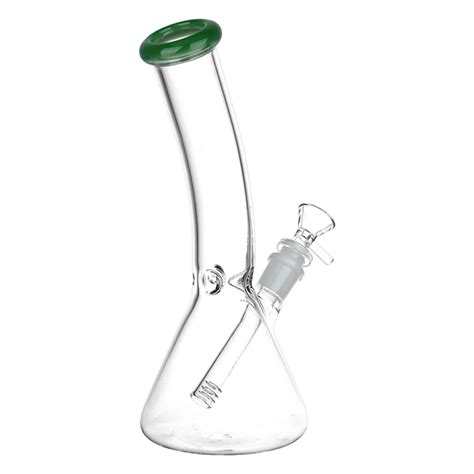 Classic Glass Bent Neck Beaker Bong Best Basic Water Pipes Pulsar