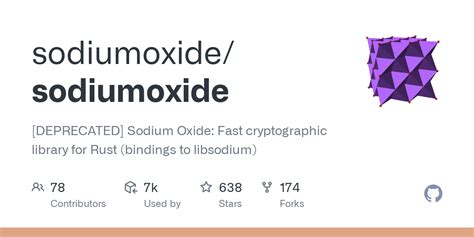Github Sodiumoxidesodiumoxide Deprecated Sodium Oxide Fast