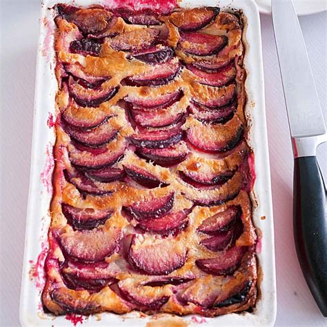 Plum Clafoutis How To Make Clafoutis Veena Azmanov Kitchen