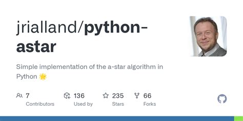 Github Jriallandpython Astar Simple Implementation Of The A Star Algorithm In Python 🌟