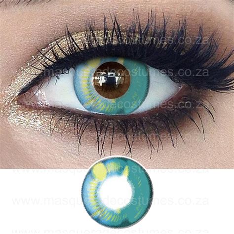 Anime Turquoise Contact Lenses Masquerade Costume Hire