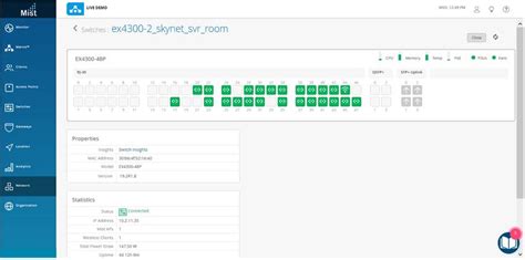 Network Configuration Example Ex Series Switches Driven By Mist Ai Network Configuration