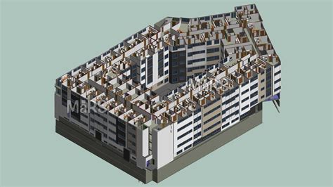Multi Storey Residential Building Bim Project By Mars Bim