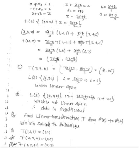 Linear Algebra Handwritten Class Notes Pi AIM NET CSIR