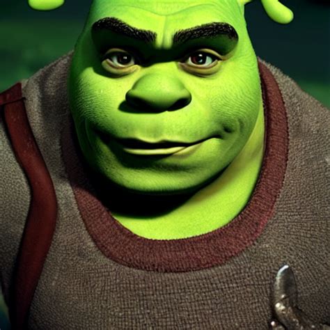 Krea Ai Sexy Shrek Inviting You To His Swamp Extremely Hi