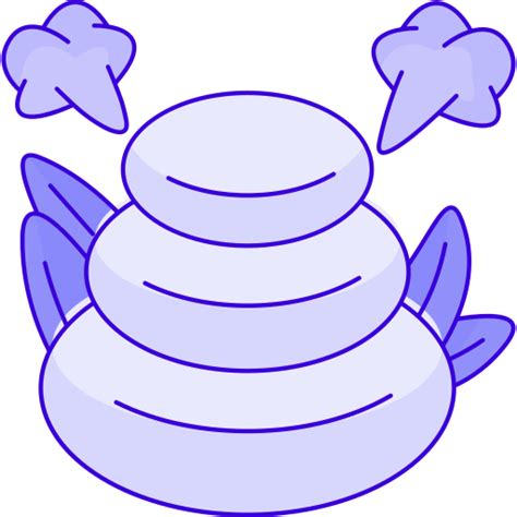 Hot Stones Generic Outline Color Icon