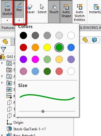 What S New In SOLIDWORKS 2018 Touch Pen Input For Sketching