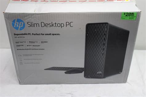 Hp Slim Desktop Computer Property Room