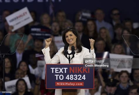 Nikki Haley Former Ambassador To The United Nations During An Event
