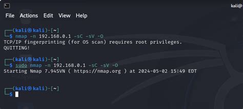 How To Use Nmap Command In Kali Linux