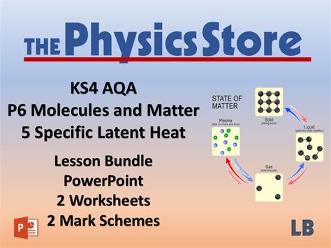 Ks4 Gcse Physics Aqa P6 5 Specific Latent Heat Lesson Bundle Teaching