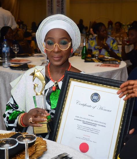 Kwara First Lady Others Honoured As Ending Gender Based Violence
