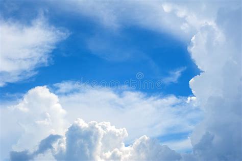 Dynamic Sky And Clouds With Copy Space Abstract Wallpaper Stock Photo