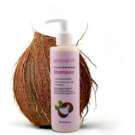 Coconut Oil Revitalizing B12 Shampoo Get Silky Hair Today Genovie