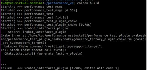 Unknown CMake Command Rosidl Get Typesupport Target Issue Irobot Ros Ros Performance