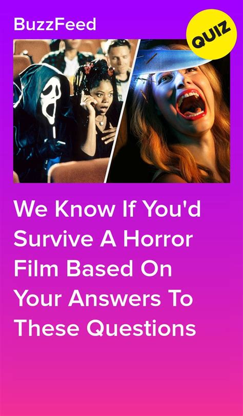 Could You Survive A Horror Movie Movie Quiz Quizzes For Fun Halloween Quizzes