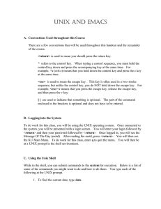 UNIX Command Line Cheat Sheet BTI Plant Bioinformatics Course