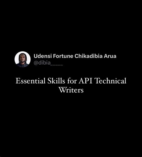 Udensi Fortune Arua On Linkedin Techcomm Technicalwriting Techdocs