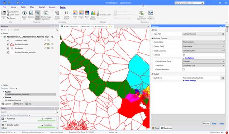 Raster Making Classified Grid From Tab Using Mapinfo Geographic