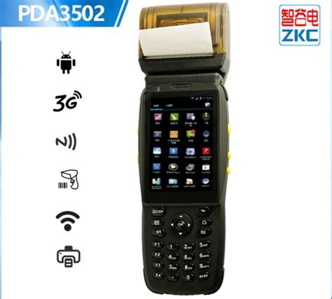 Android Handheld Pda Barcode Scanner With Printer Rfid Reader G Wifi At Best Price In Shenzhen