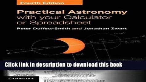practical astronomy with your calculator or spreadsheet — db