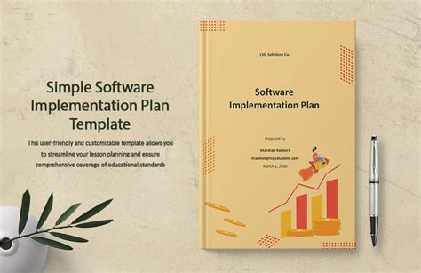 Simple Software Implementation Plan Template In Word Google Docs