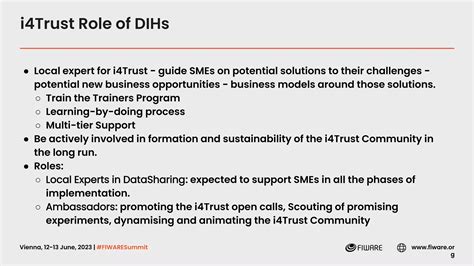 I4trust Data Spaces For Effective And Trusted Data Sharing Pptx