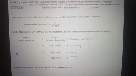 Solved The Multiplier And The MPC Consider Twa Closed Chegg Com