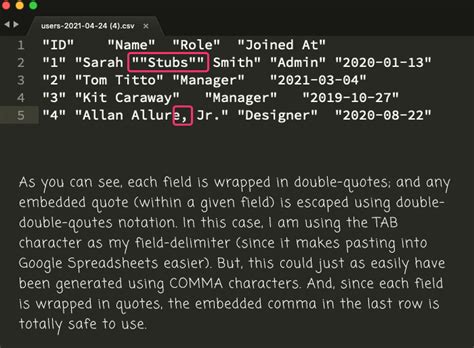 celebrating the power and simplicity of csv comma separated value