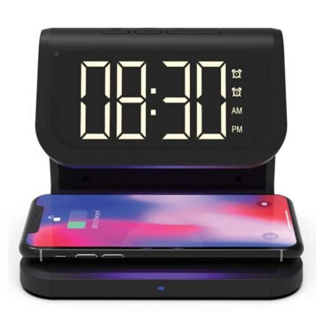 Supersonic Uv Sterilizer Wireless Charger Dual Alarm Clock 1 Unit
