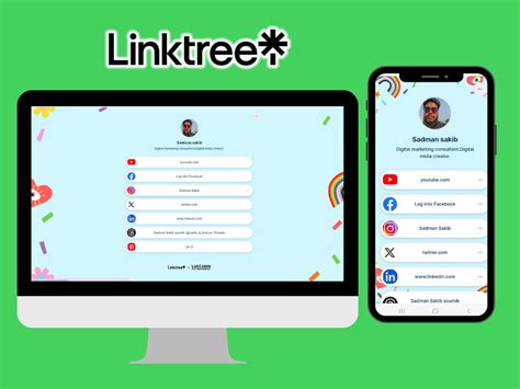 Create And Setup Linktree Account For Social Media Like Instagram Upwork