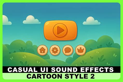 Casual Ui Sound Fx Cartoon Style 2 Audio Sound Fx Unity Asset Store