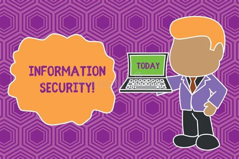 Text Sign Showing Information Security Conceptual Photo Infosec