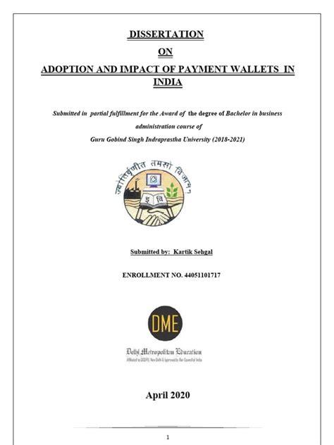 Bba Final Year Dissertation Project Report Pdf