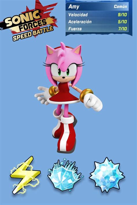 Sonic Forces Speed Battle Amy Rose Cartas Pokemon Sonic Pokemon
