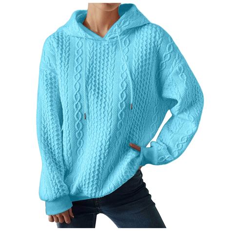 Hoodies For Women Fuzzy Oversized Sweatshirt Sherpa Pullover Hoodie