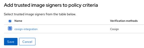 How To Integrate Cosign Image Signature With Rhacs To Enhance The