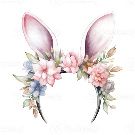 Ai Generated Bunny Ears Chic Bunny Headband Adding A Playful Touch To Your Festive Look