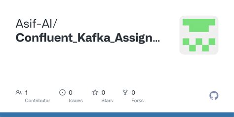 GitHub Asif AI Confluent Kafka Assignment