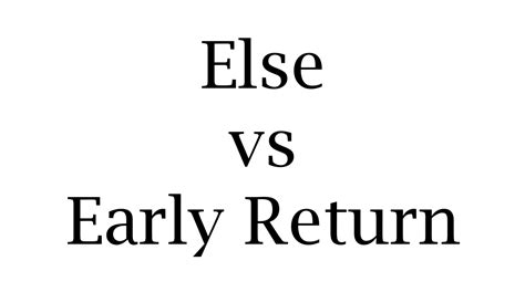 클린코드 Else문 지양 지향