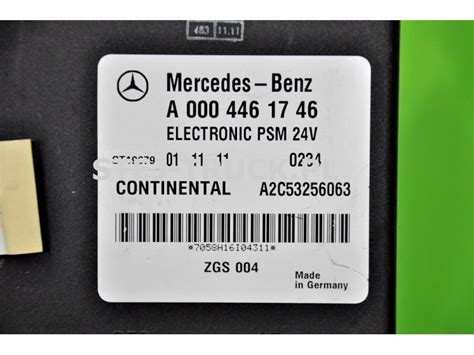 Control Unit Psm Mercedes Benz A0004461746 Stej Truck