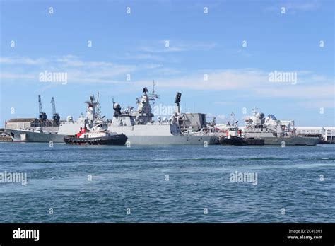 Cape Town South Africa 24 November 2019 Chinese Frigate Weifang