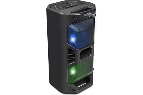 Портативная колонка SVEN АС PS-600 черная, 50 Вт, TWS, Bluetooth, FM ...