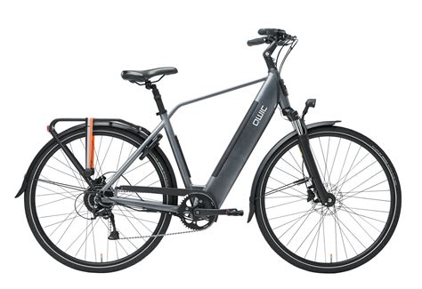 Qwic Elektrische Stadsfiets Urban Rd9 Heren Framemaat L Grijs 500 Wh