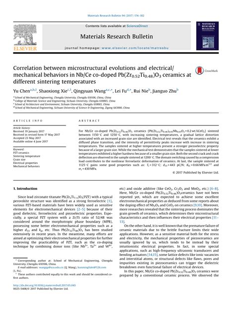 Pdf Correlation Between Microstructural Evolutions And Electrical
