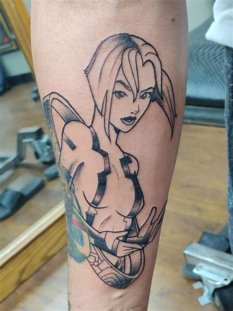 Semi Finished Cortana That I Got Tattooed Yesterday 3 Weeks And Shell
